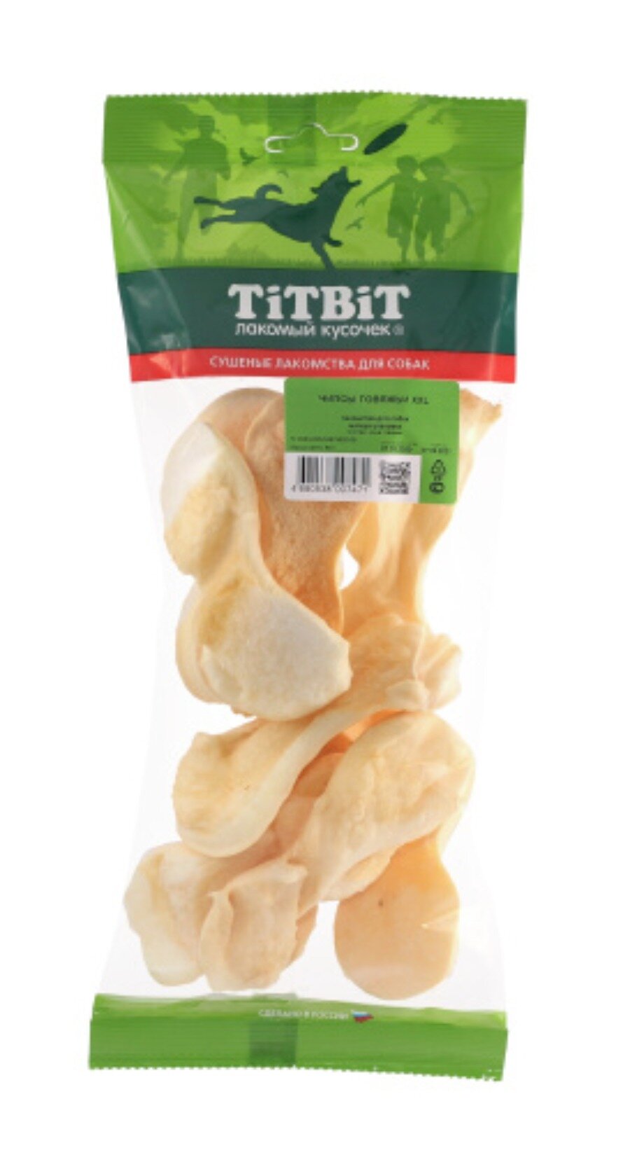 TiTBiT Лакомство для собак Чипсы говяжьи XXL