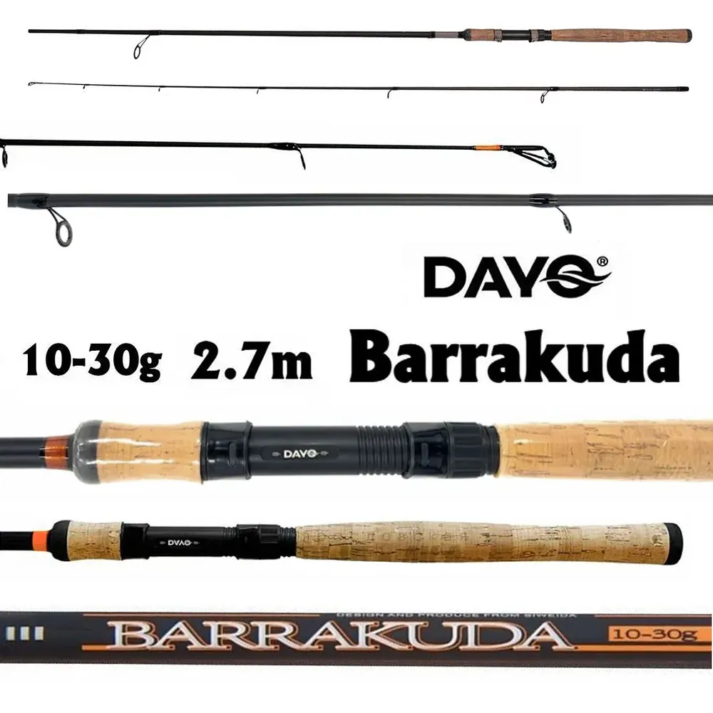 Спиннинг Dayo Barrakuda, тест 10-30гр, 2.7м