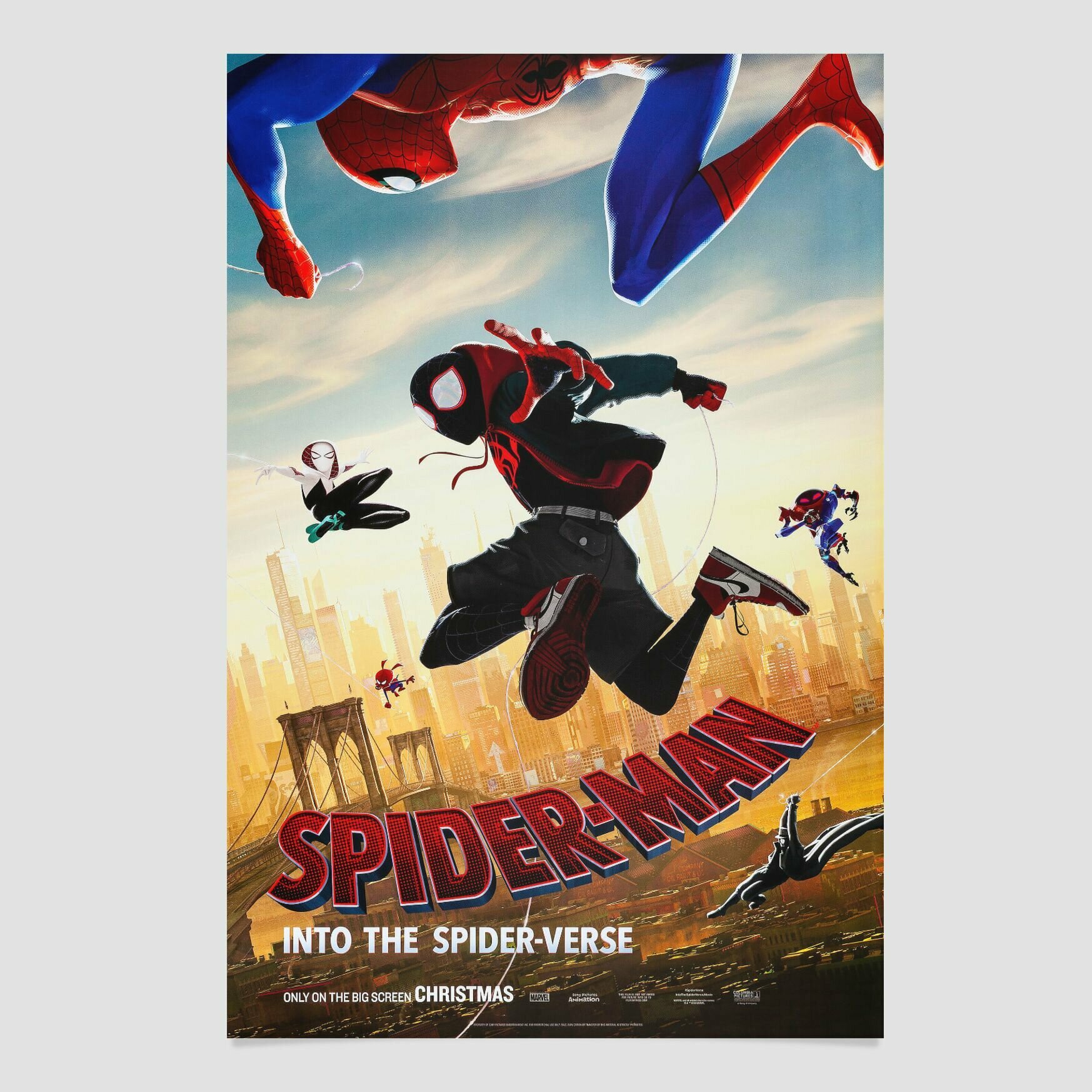 Постер (плакат) по фильму Человек-паук: Через Вселенные - 60x90 см. - от Poster4me