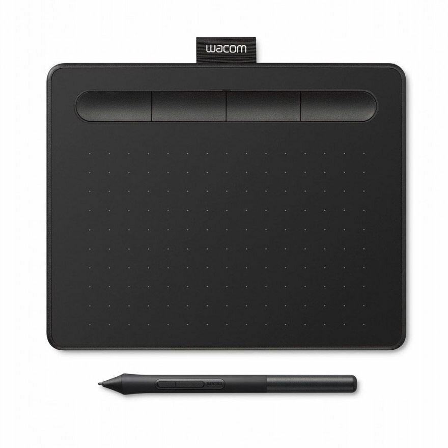 Графический планшет WACOM Intuos S Black (CTL-4100K-N), официальная гарантия
