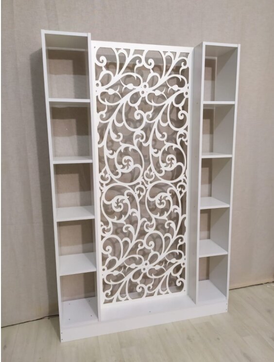 Перегородка для зонирования комнаты. Стеллаж . Модель Винтаж . Высота 180см ширина 115см глубина 25 см