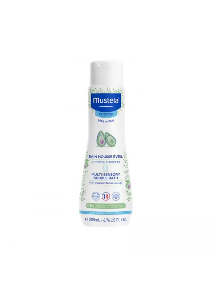 Mustela Multi-Sensory Пена для ванны детская 200мл