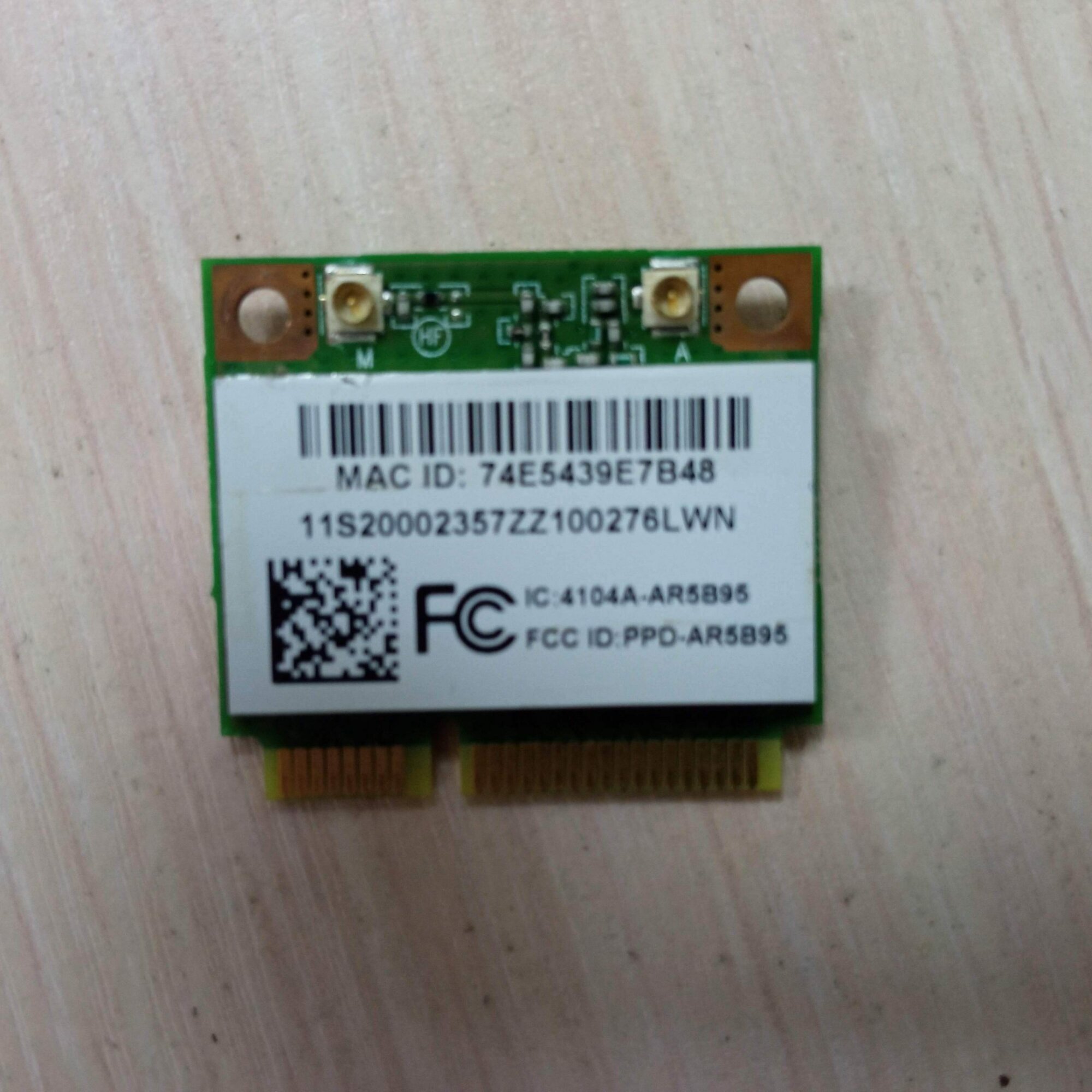 Wi-Fi модуль Atheros AR5B95 ccae08lp1590t0