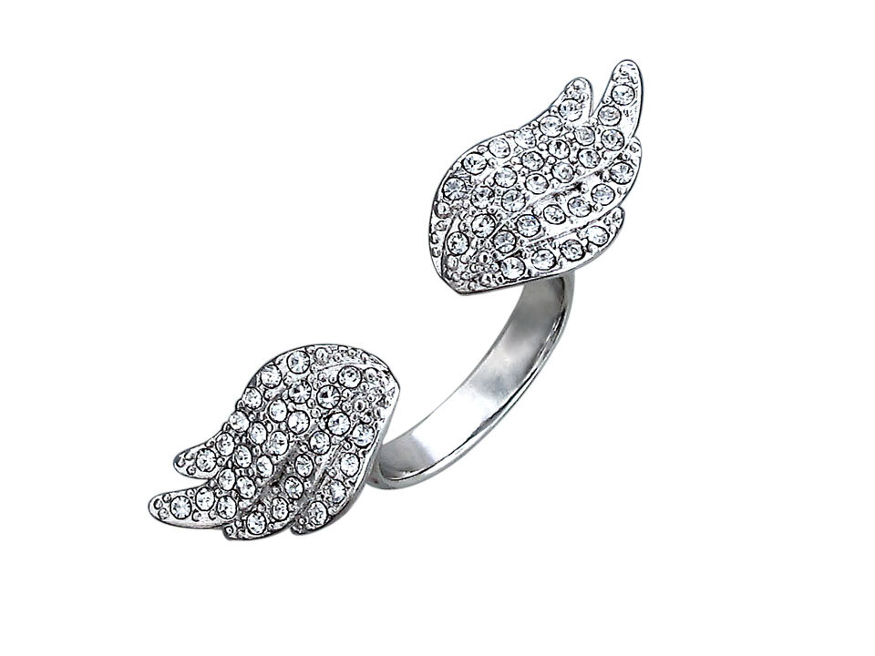 Кольцо, кристаллы Swarovski