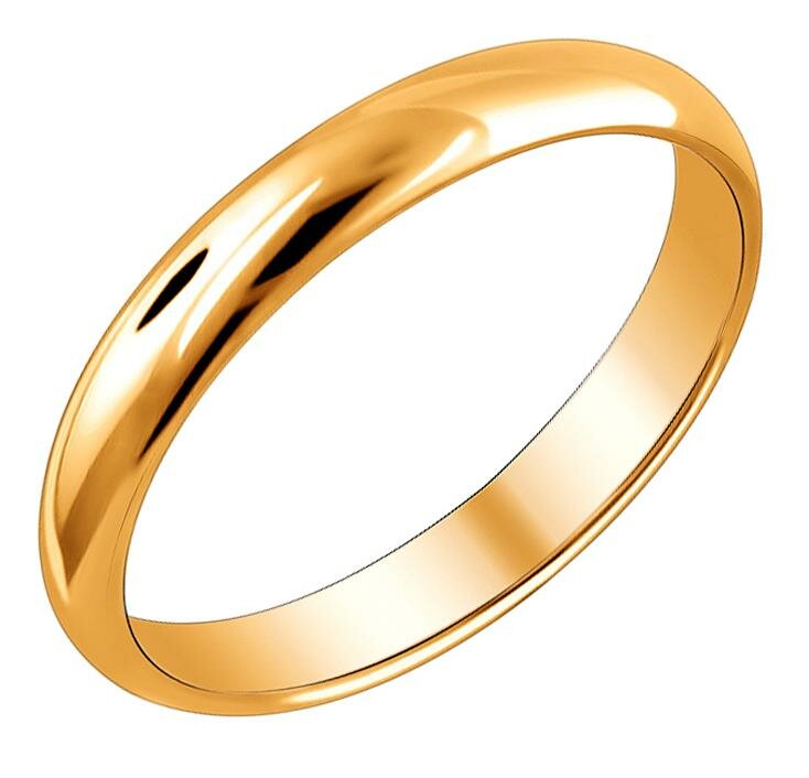 Кольцо обручальное, серебро, 925 проба