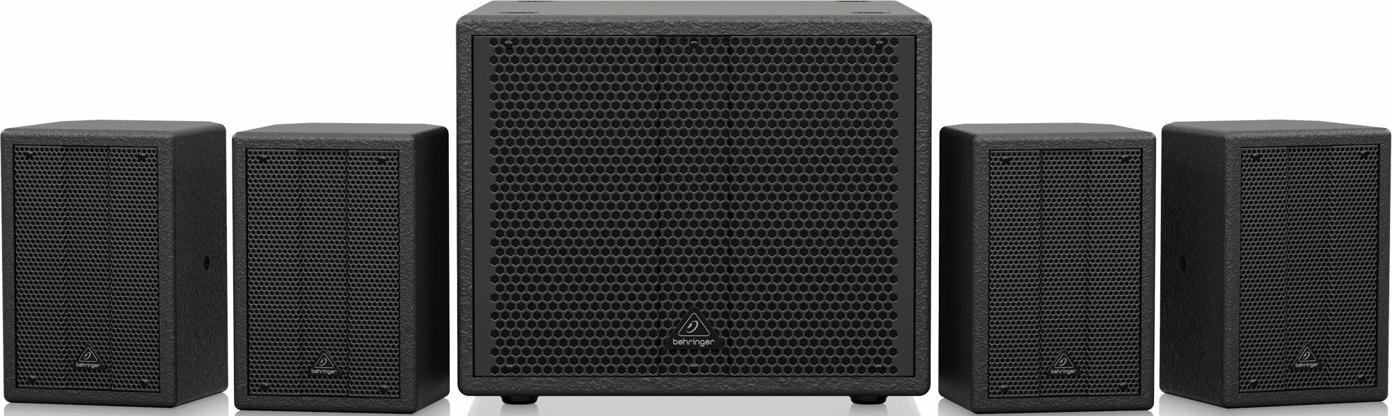 Комплект Behringer SAT 1004 Bundle, активный сабвуфер SAT 1008, 4 сателлита SAT 1004