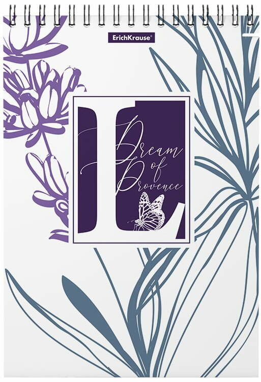 Блокнот с пластиковой обложкой на спирали ErichKrause