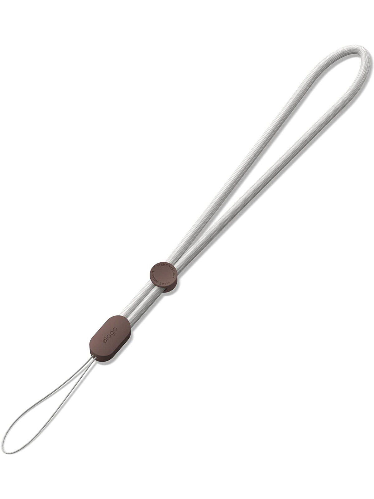 Elago для AirPods Pro 2 ремешок на руку Nylon Wrist Round Strap Ivory/Brown