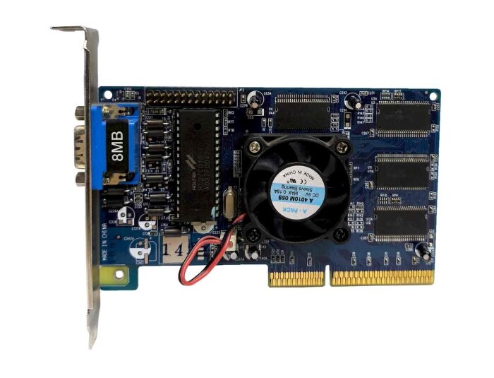 Видеокарта AGP 8Mb чип HOLTEK HT27C010-70