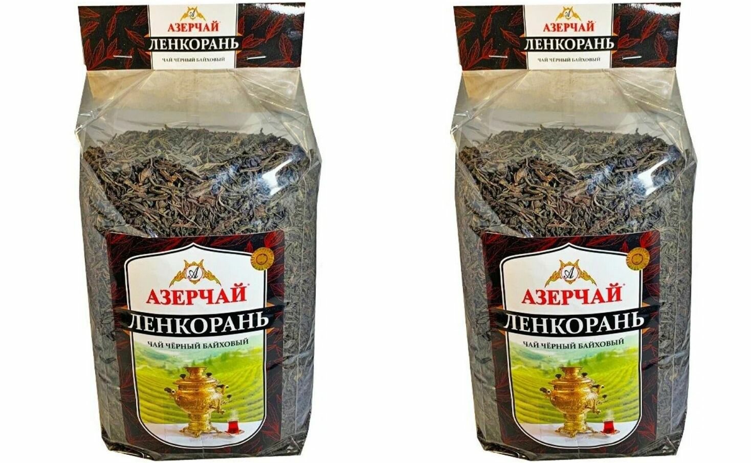 Azercay Черный чай Ленкоран, 1000 г, 2 шт