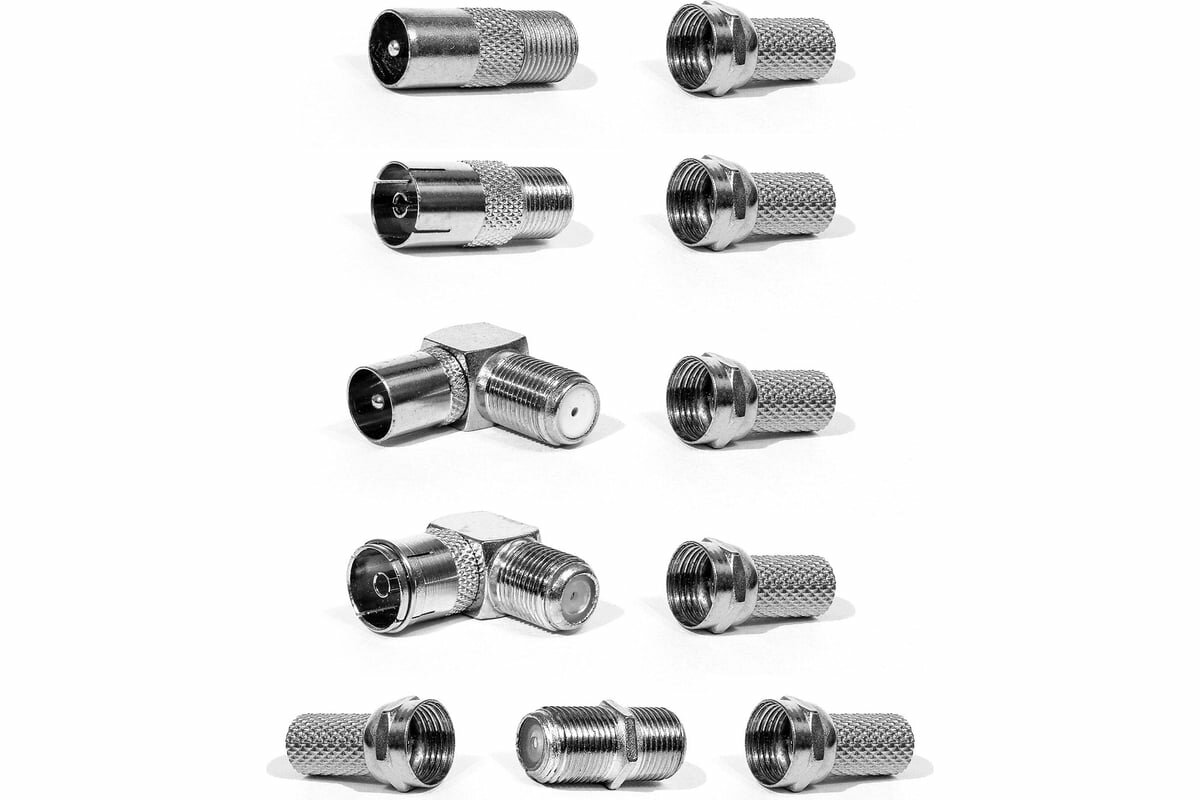 DORI Антенный/телевизионный разъем набор №2 16832, коаксиальный комплект для ТВ-подключения