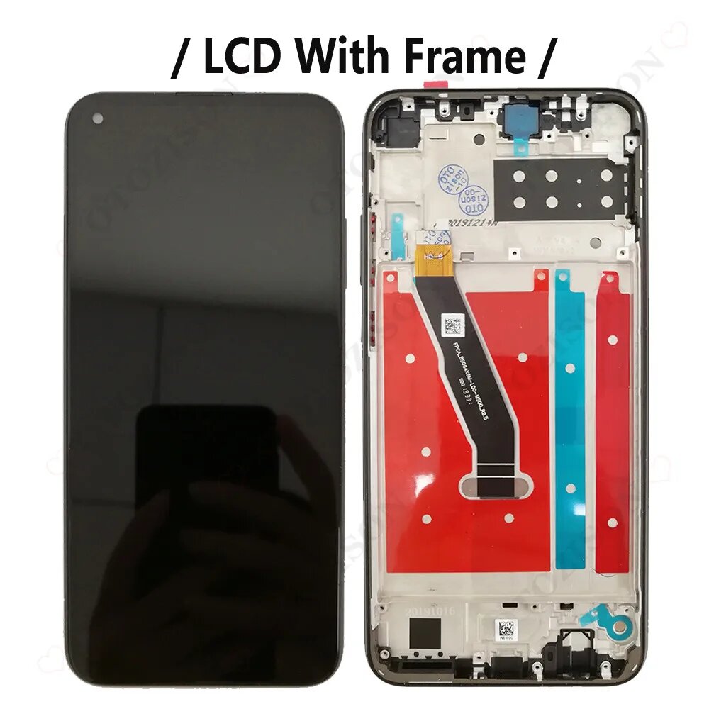 6,39-дюймовый ЖК-дисплей с рамкой для Huawei P40 Lite E Экран дисплея Сенсорный дигитайзер в сборе Замена ART-L28 ART-L29 ART-L29N экран мобильного телефона Дисплей