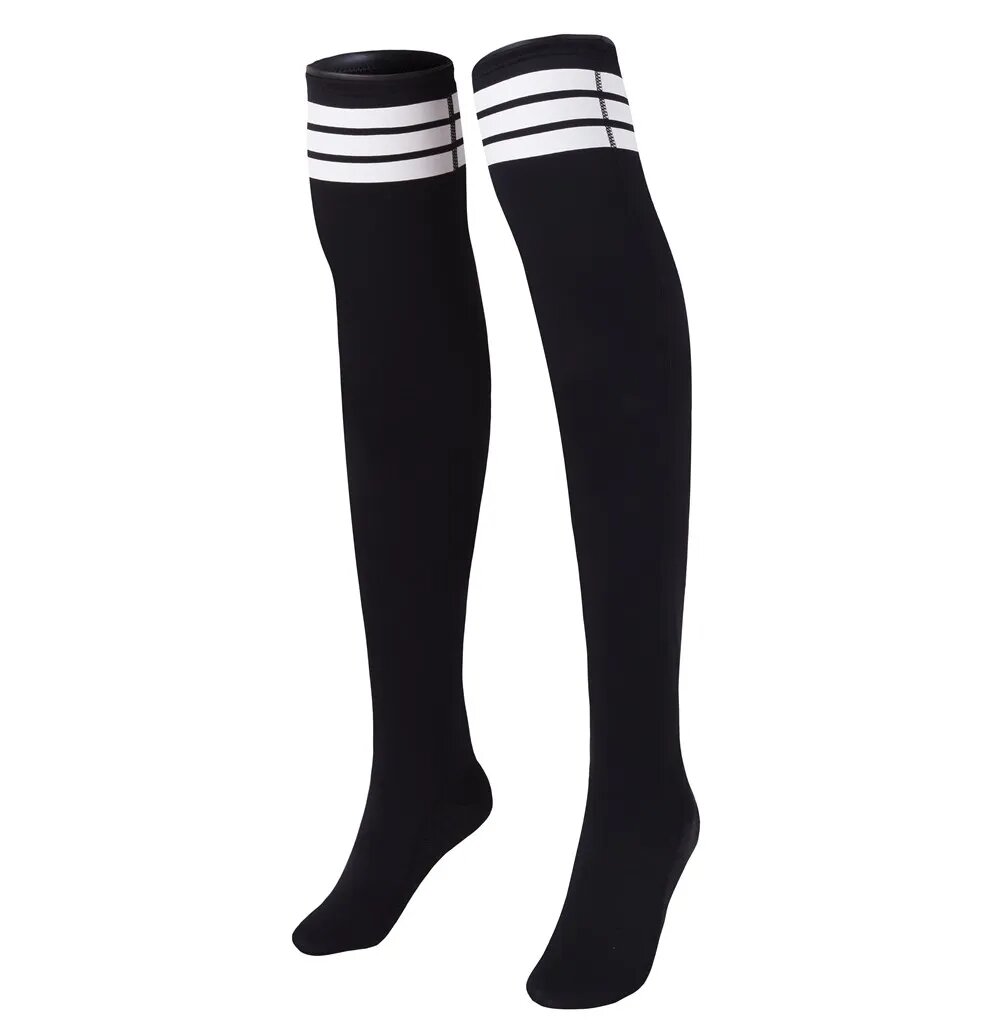 Неопреновые длинные носки для дайвинга 1,5 мм Черный, Black, L