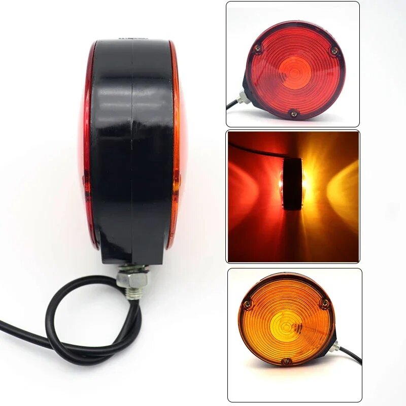 Двойной лицевой фонарь Red Yellow 12/24V для прицепа