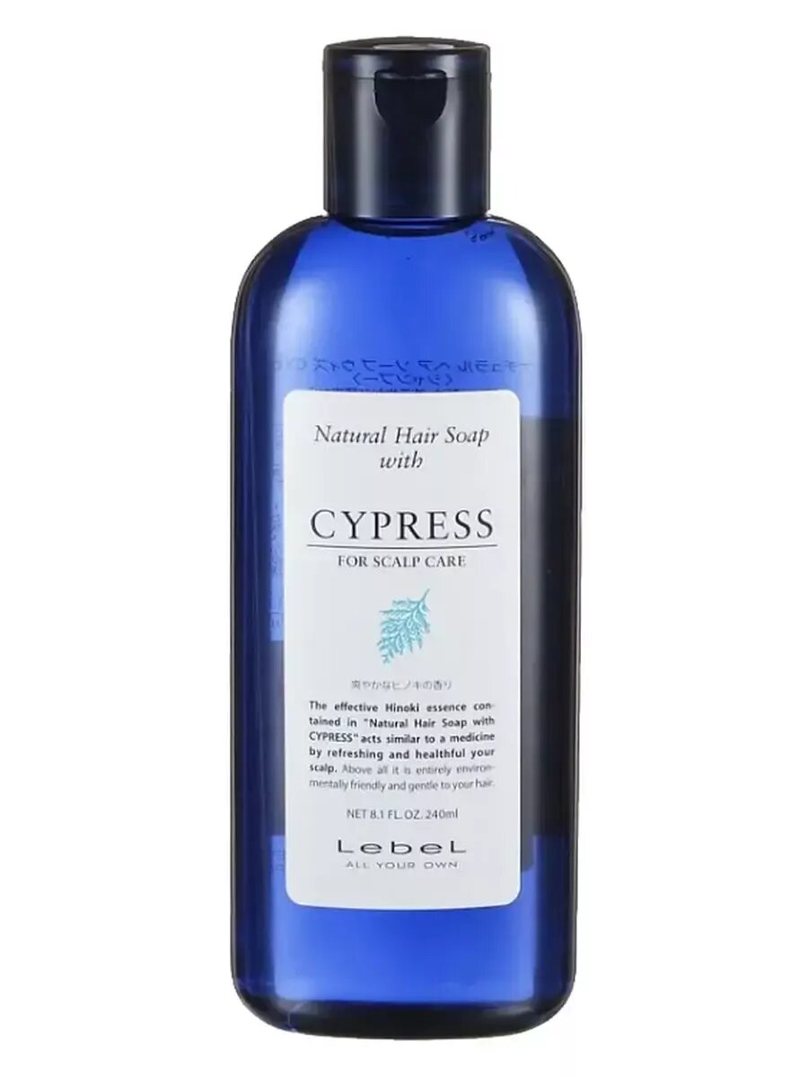 Lebel Шампунь для волос с маслом кипариса Cypress 240 мл