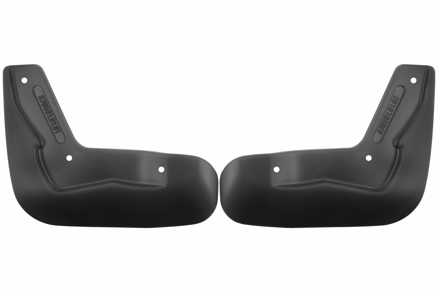 Брызговики передние подходят для москвич 6 2023 - 2 шт.(optimum) в пакете