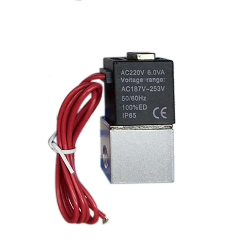 Электромагнитный клапан 2V025-1/4 DC 12V, No Fittings
