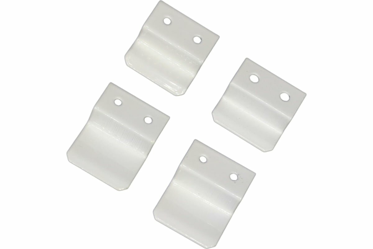 Левша крепление для москитной сетки металл. белый набор 4 шт У1-0449. Б для пластиковых рам