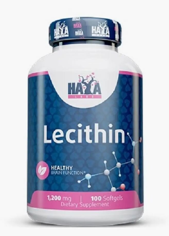 Haya Labs Lecithin. Лецитин 1200mg 100caps