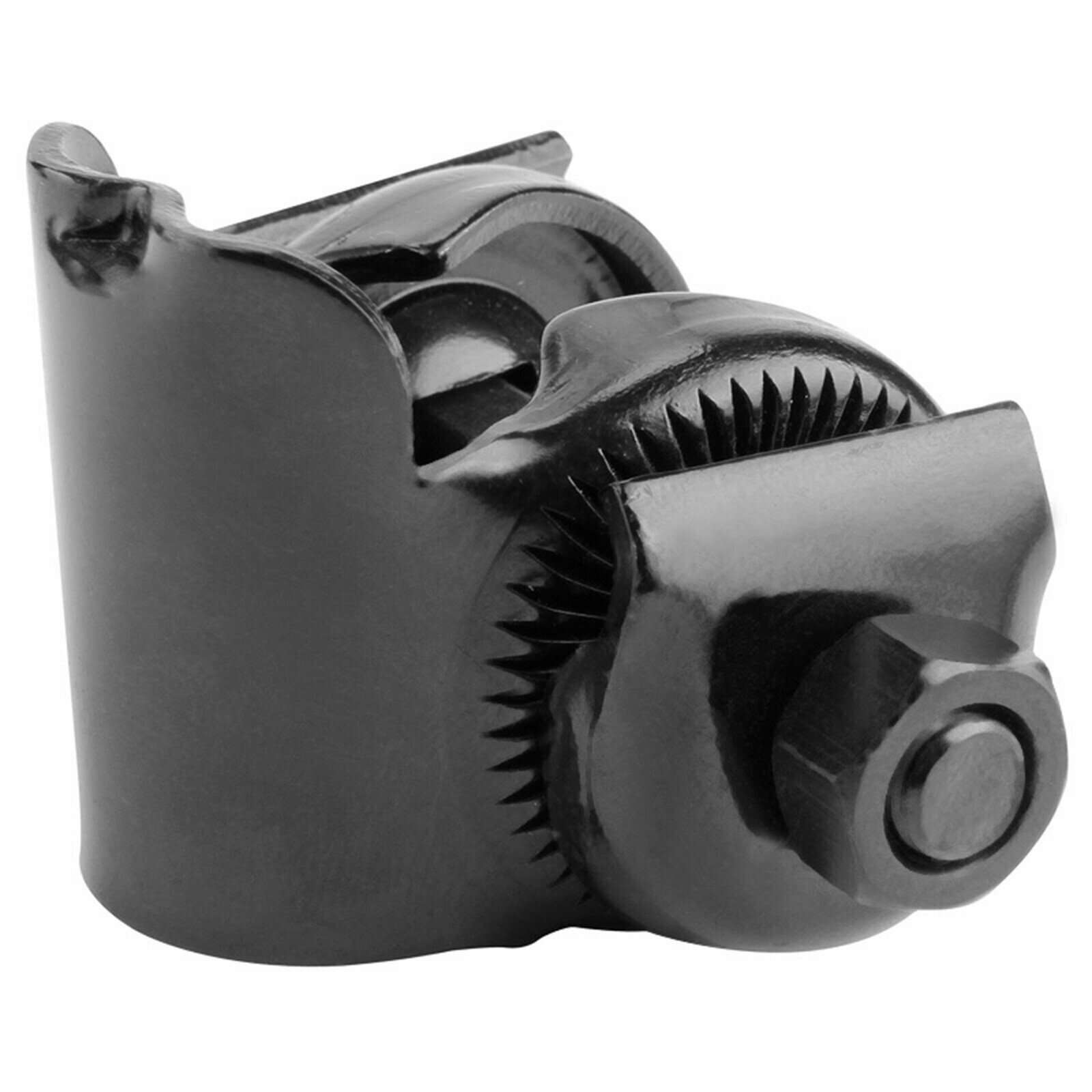 Замок седла, диаметр крепления 22 мм, стальной, чёрный.