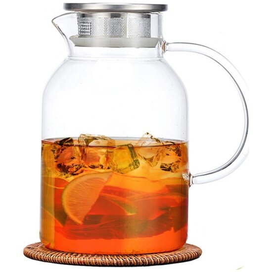 Термостойкий графин Kimberly 4582642 с фильтром из нерж. стали, 1500 мл.