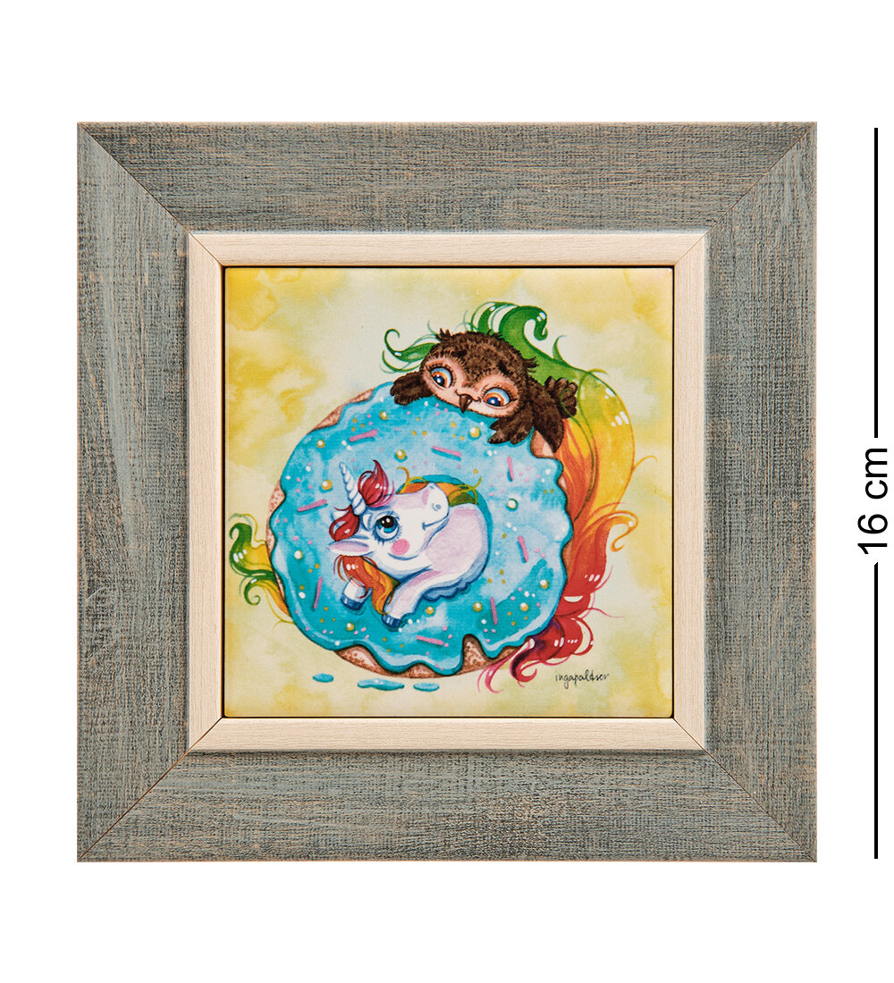 Панно керамическое 'Прекрасная мечта' 10х10