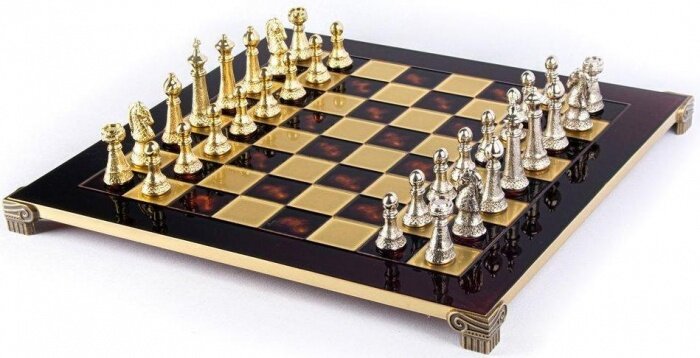 Manopoulos MP-S-33-44-RED Шахматный набор стаунтон, турнирные manopoulos