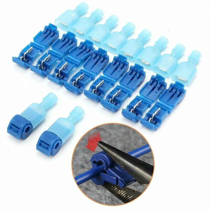 Т-образные шотландские клеммы для врезки в проводку 10 шт