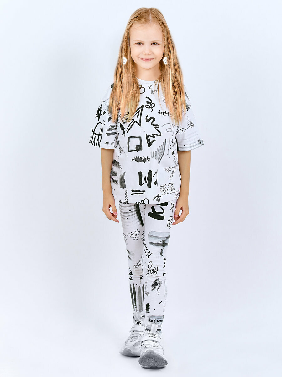 Легинсы детские трикотажные хлопок PREMIUM LINE