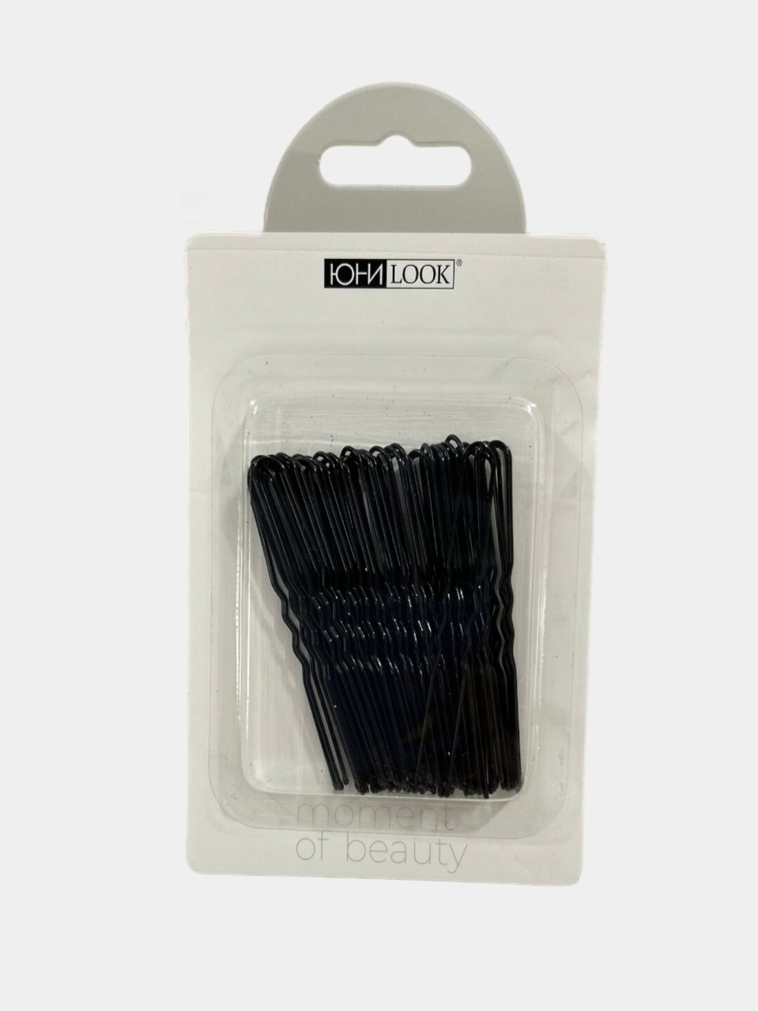 Шпильки для волос Beriotti 6 см 100шт, металл, черные, набор шпилек