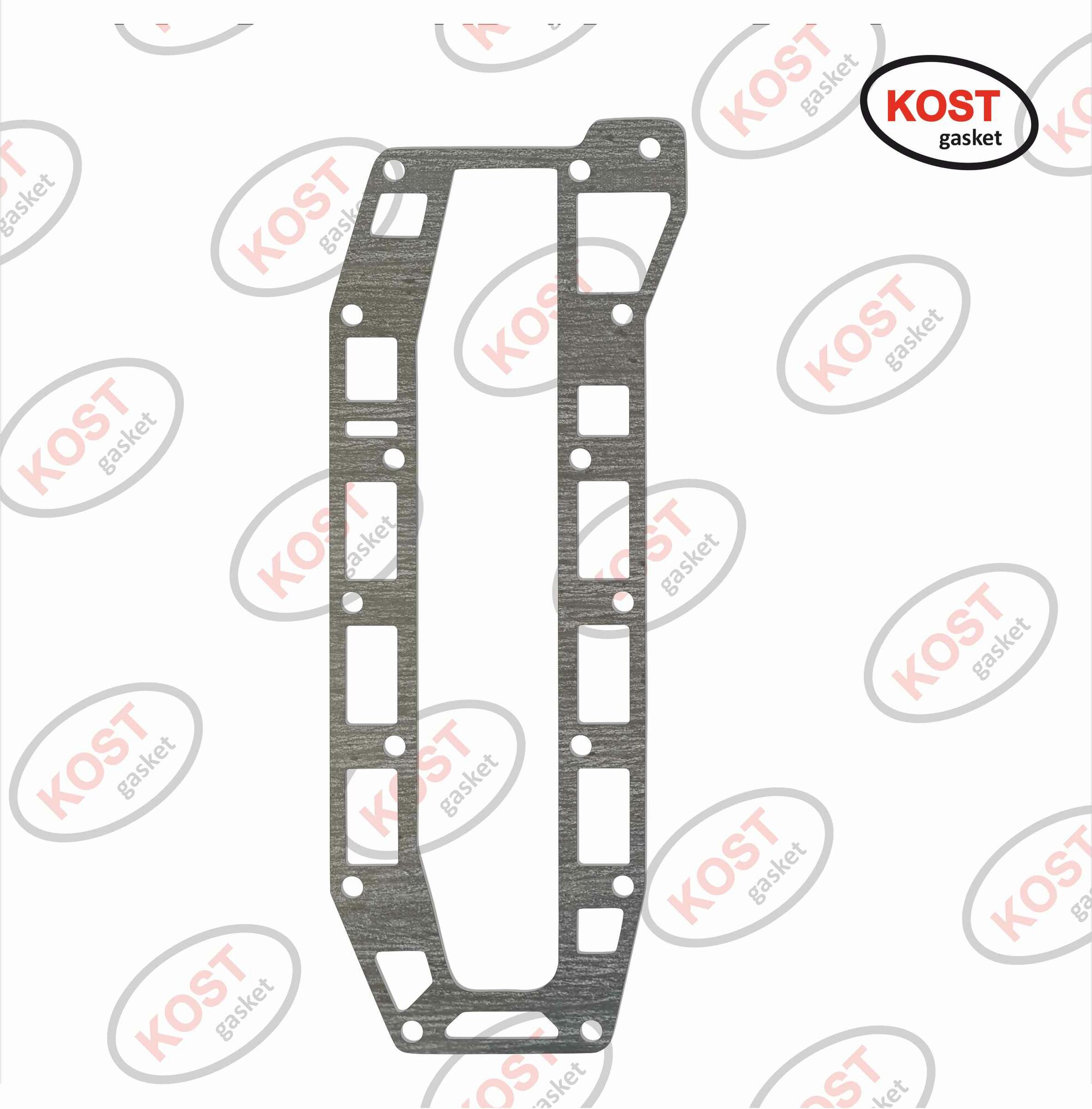 Прокладка выпускного коллектора (наружняя крышка) для YAMAHA 25/40H/40V/50D/50H (Арт. 6H4-41114-00)