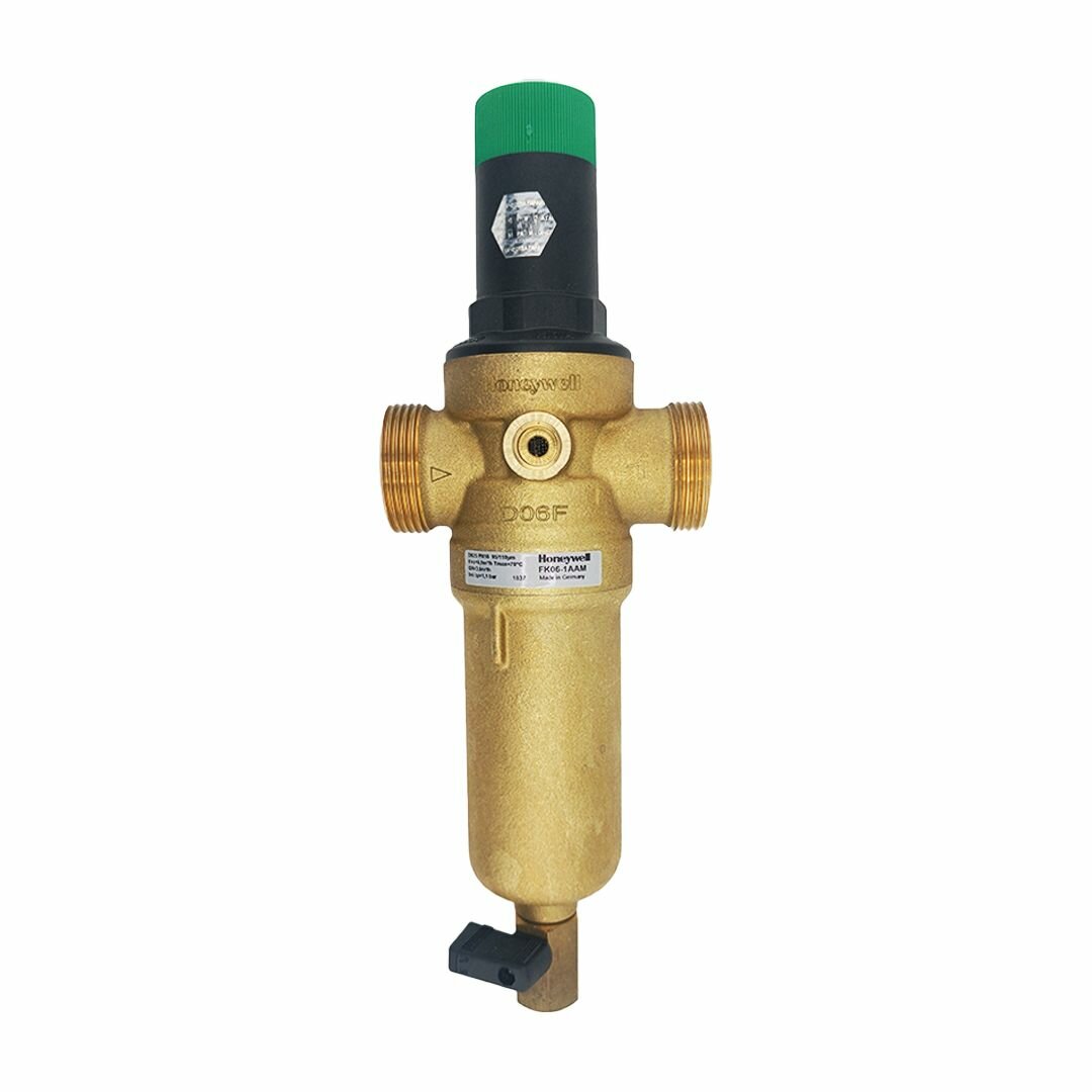 Фильтр HONEYWELL FK06-1AAM (HWLFIN085), с редуктором на горячую воду, 100 мкм