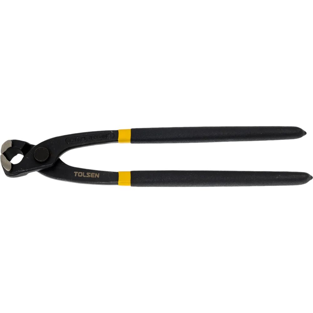 Силовые кусачки TOLSEN 250 мм 10041, металлический, серый, профессиональные столярные щипцы из CrV с рукояткой