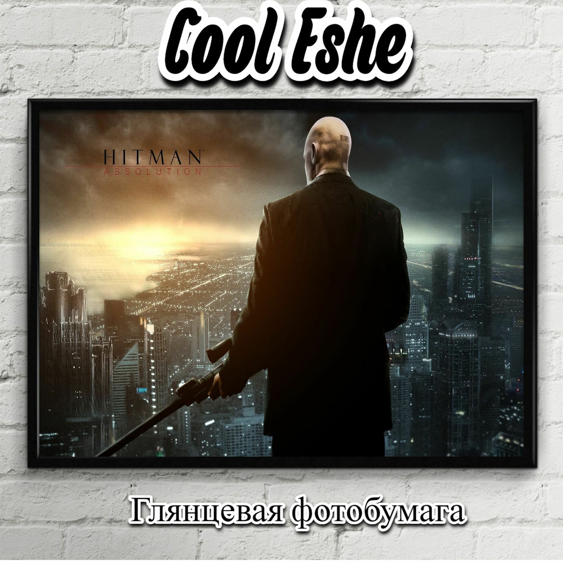 Постер "Заставка Hitman: Sniper" из коллекции "Игры" А3