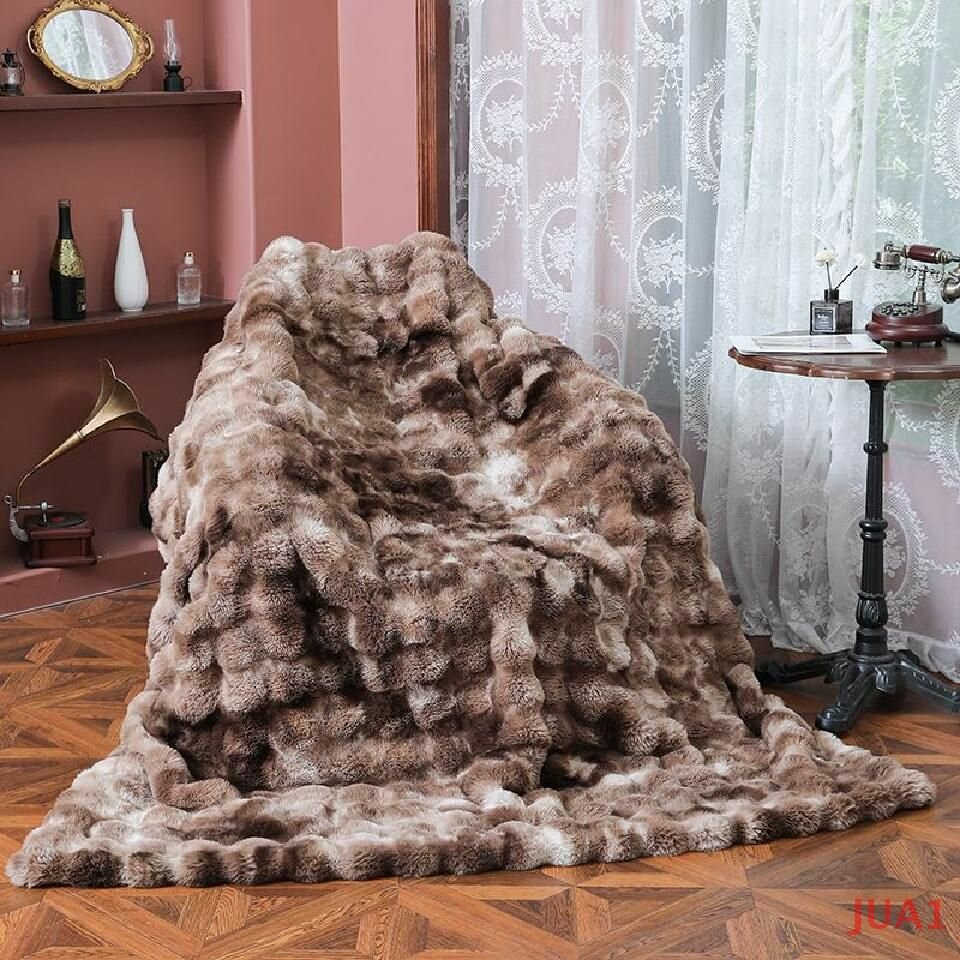 Плед меховой , из искусственного меха, размер 160*200, покрывало, одеяло,