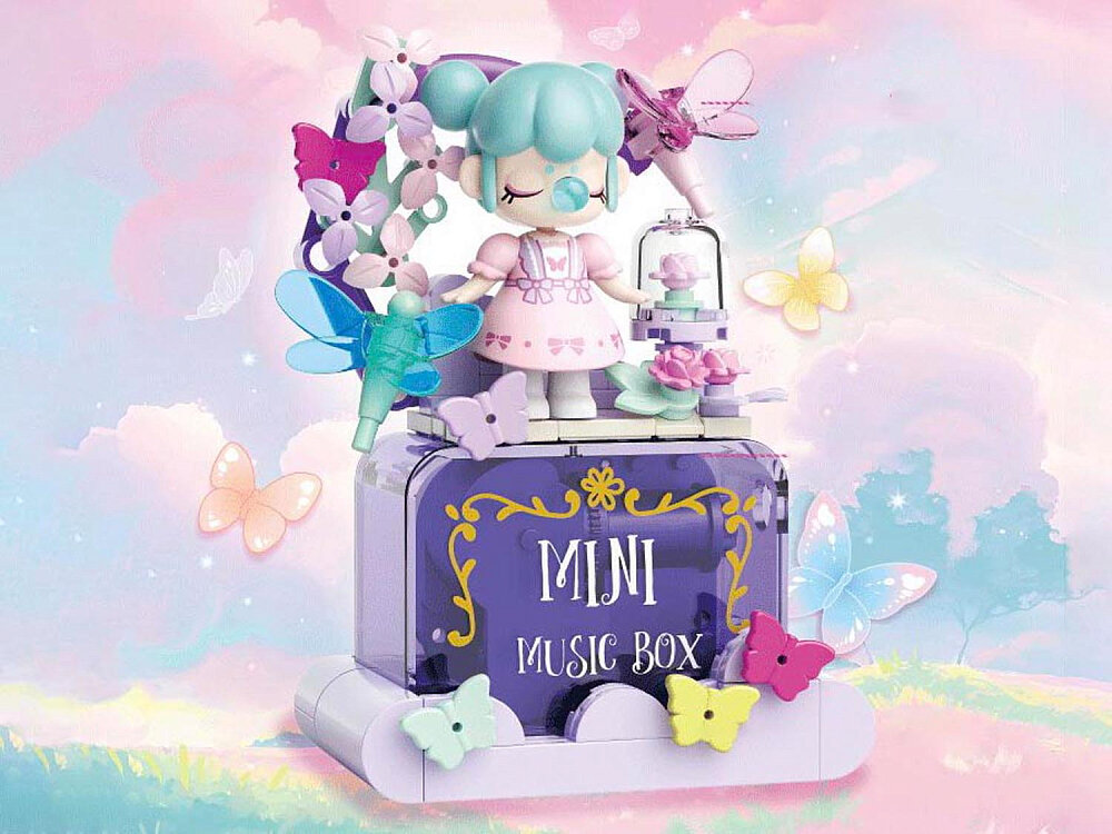 Конструктор JAKI HK111 Конструктор Музыкальная шкатулка: Нэнси-фея