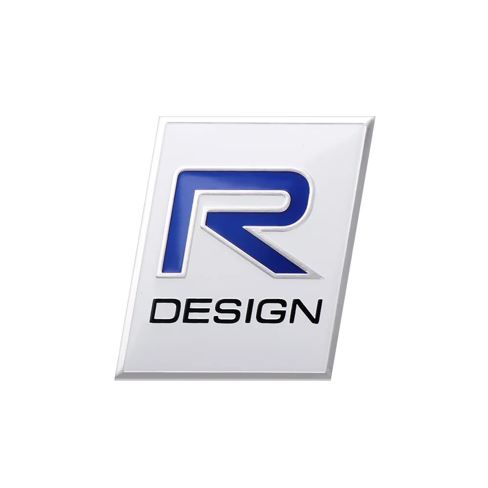 Наклейка на авто Volvo Rdesign, алюминиевый логотип