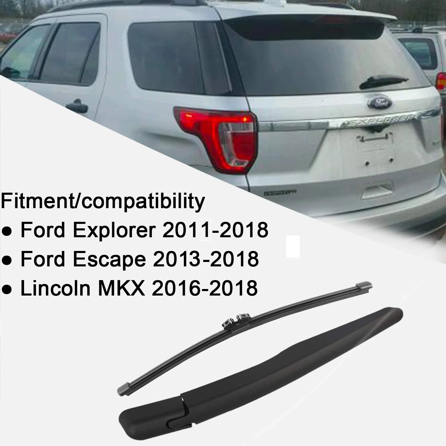 Набор щеток стеклоочистителя заднего стекла для Ford Explorer 2011-2018 Lincoln MKX 2016-2018 BB5Z17526C