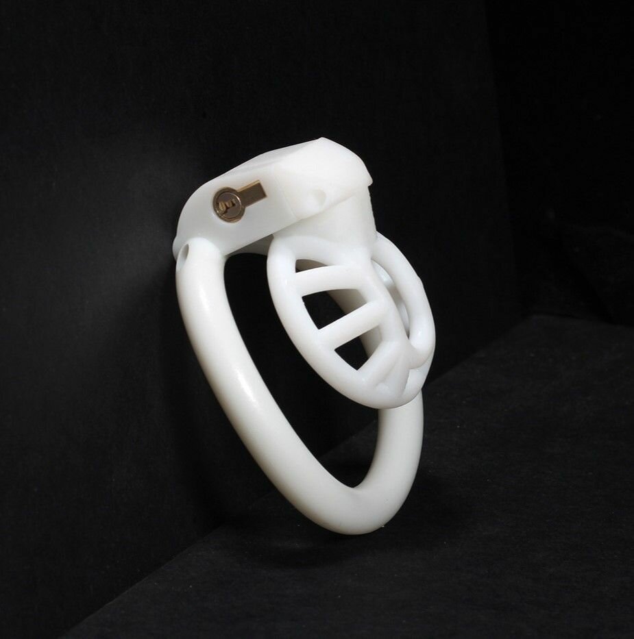 Мужской пояс верности Hotplease Tiny micro белый 18+