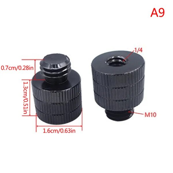 Конвертер резьбы SD&HI 1/4 дюйма на M4 M5 M6 M8 M10 A9