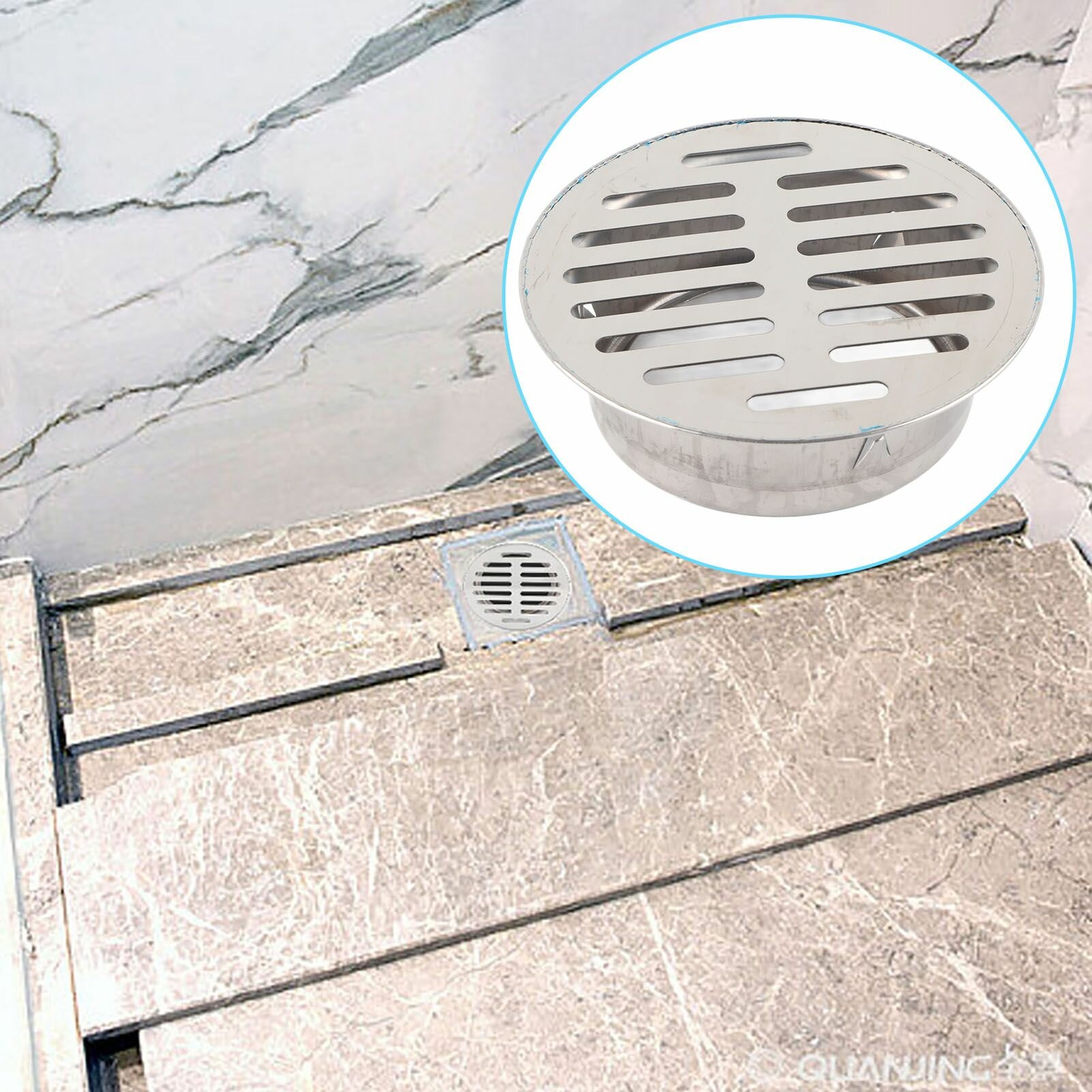 Решетка-фильтр для слива в ванной