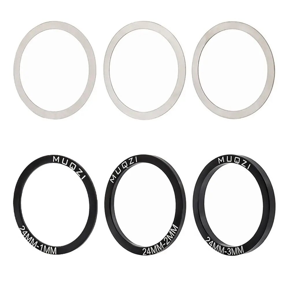 Шайбы нижнего кронштейна велосипеда 6 шт. 24mm