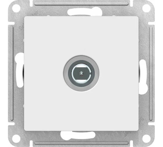 Антенна ATLASDESIGN TV коннектор, для телевизора, белая, наружная установка