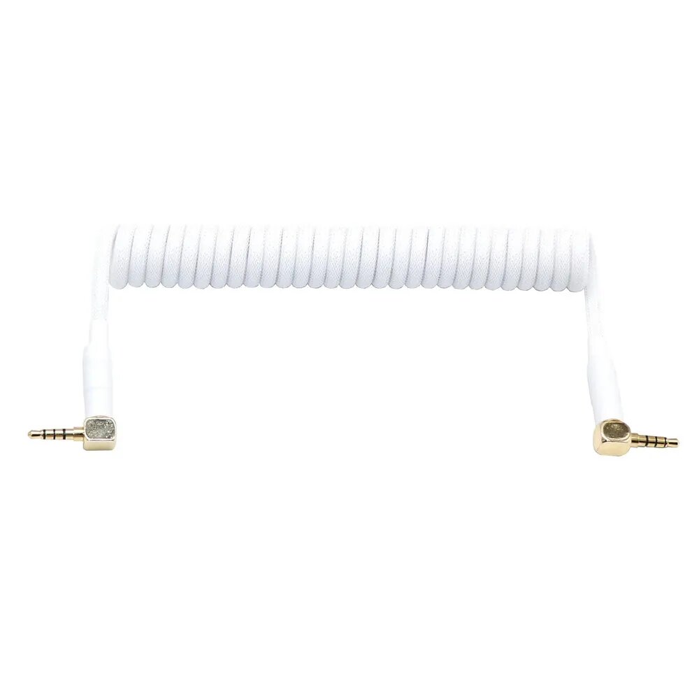 Спиральный аудиокабель 3,5 мм TRRS BOHCHONG для RODE Sc7 90to90trrsCoil17WW