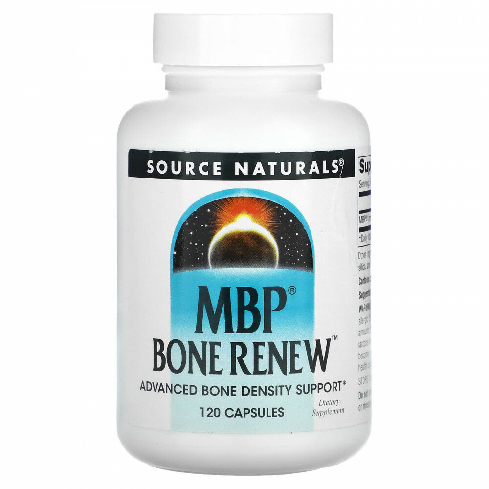 Source Naturals, MBP®, Bone Renew™, 120 капсул (40 мг в 1 капсуле)
