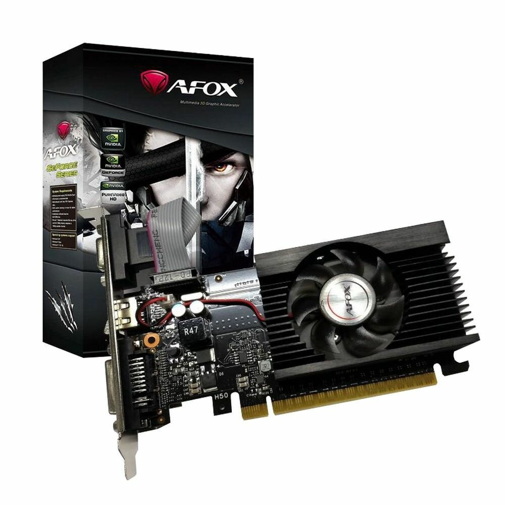 Видеокарта Afox NVIDIA GT 710 1G DDR3 64BIT, LP Single Fan , RTL (GT710 1G DDR3 64BIT, LP Single Fan)RTL