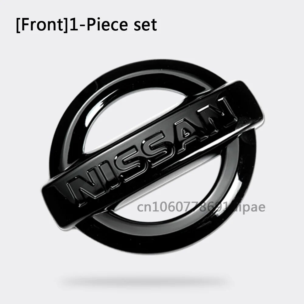 Наклейка с эмблемой автомобиля для Nissan JUKE QASHQAI X-TRAIL SENTRA QASHQAI 2015-2023, Black 1pcs