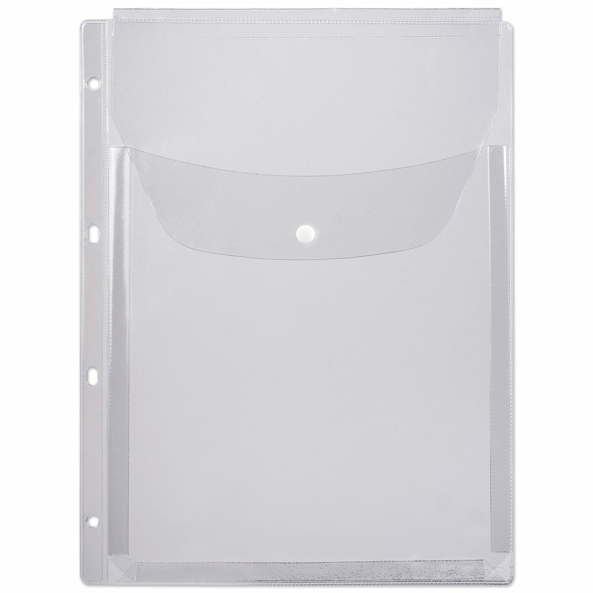 Файл-вкладыш ДПС (А4, 180мкм, объемный, до 200л, клапан с кнопкой) (2308), 1шт.