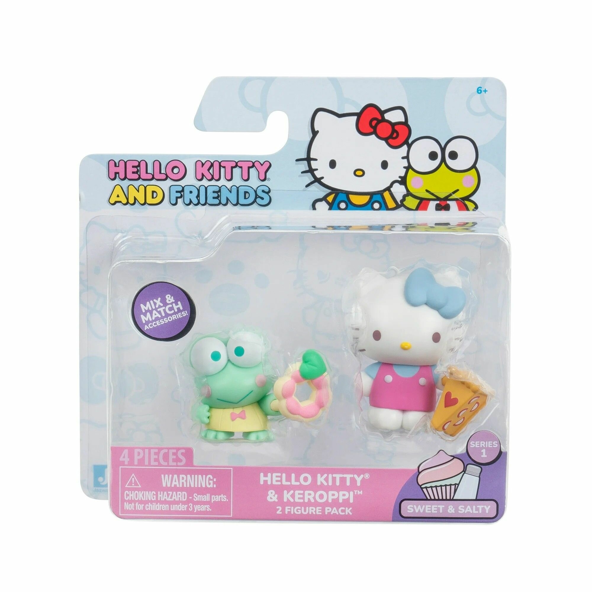 Hello Kitty and Friends 2 Figure Pack / Коллекционный игровой набор для девочек с 2 мини-куклами для подарка на день рождения от 6 лет и старше, Хелло Китти