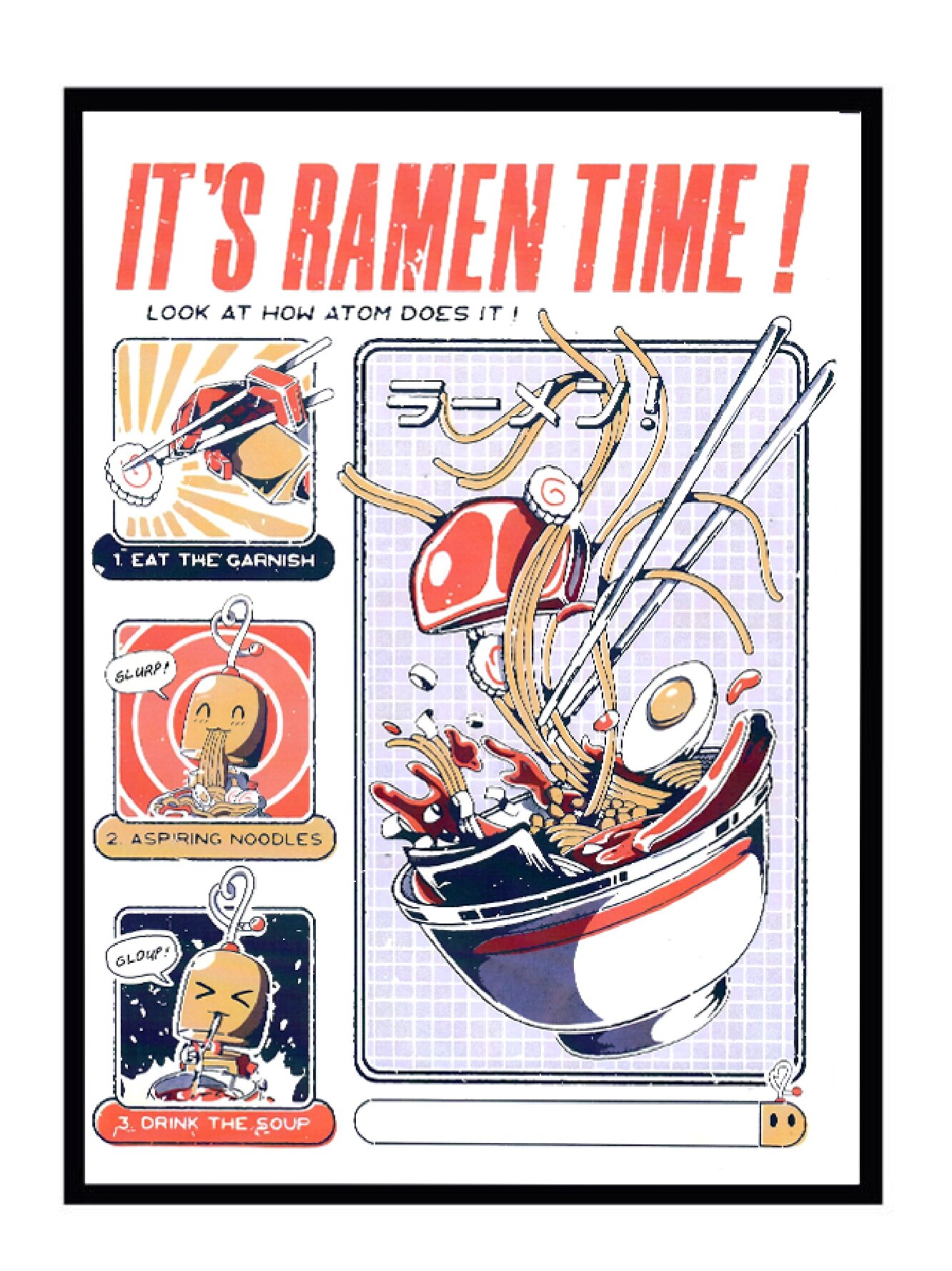 Постер "It's ramen time", А4